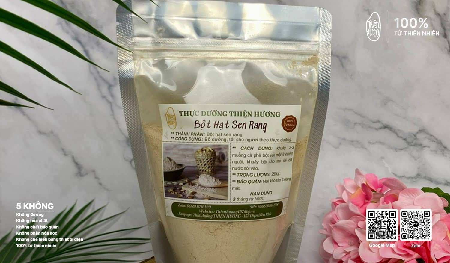 Bột hạt sen rang: Dinh dưỡng, lợi ích và cách dùng đúng chuẩn